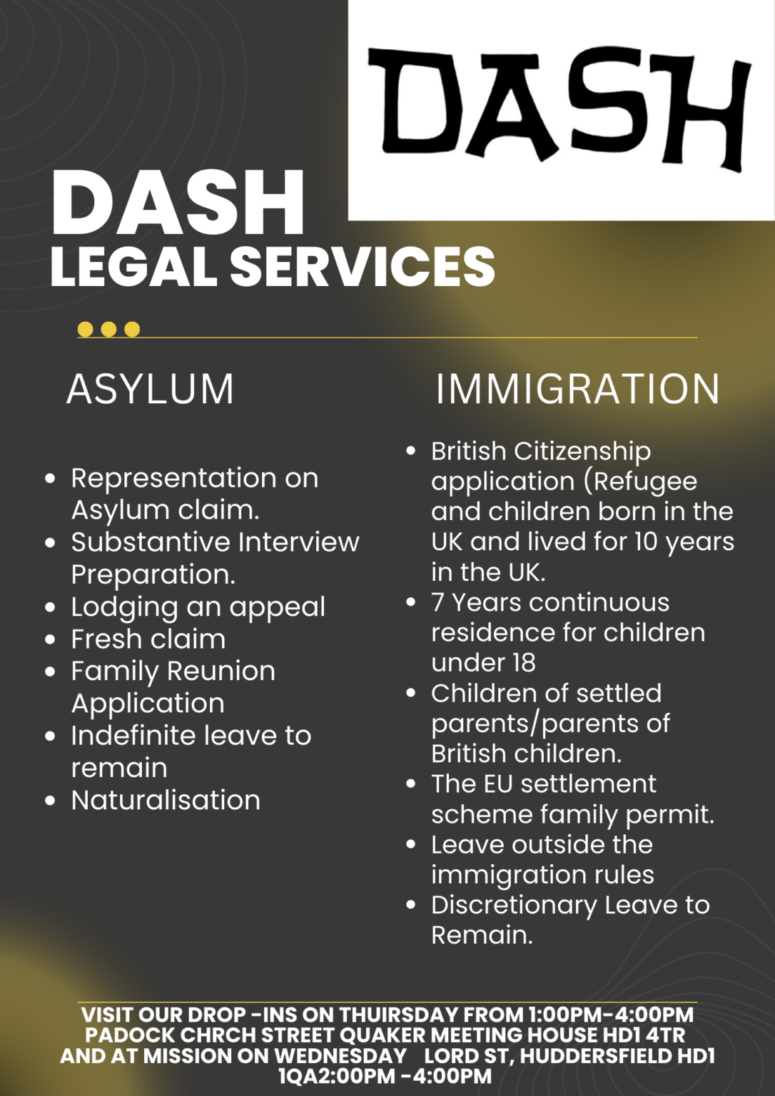 Message from DASH, Huddersfield - Learning English in Yorkshire and the ...